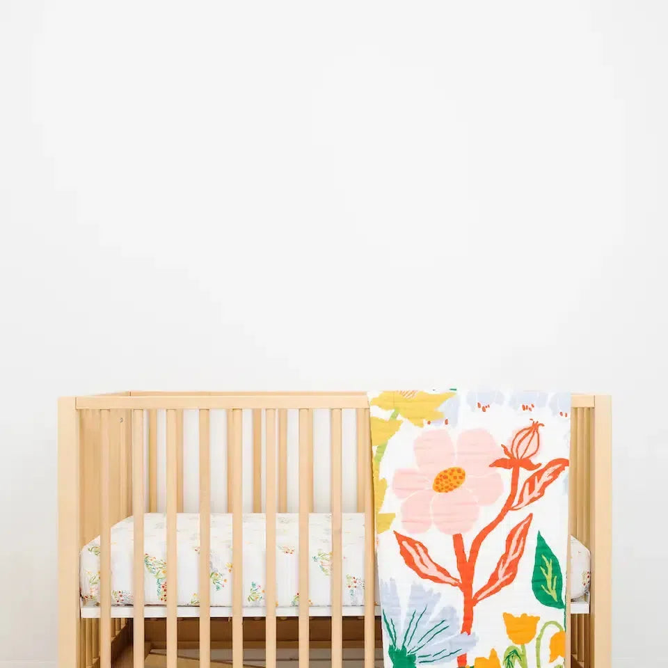 Clementine Kids - Cotton Muslin Quilt - Garden $55.00 Tax Free – Posh Baby