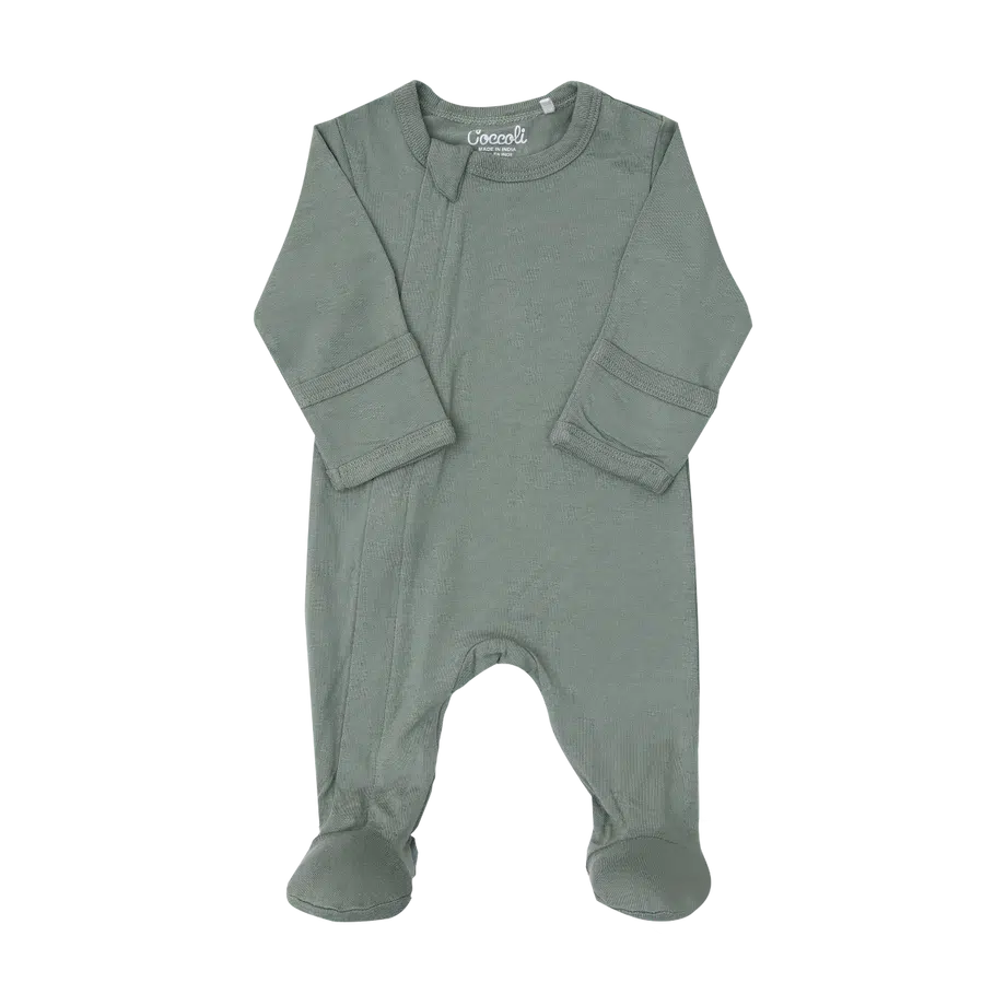 Coccoli - Modal 2-Way Zipper Footie - Lily Pad only $27.86 and TAX ...