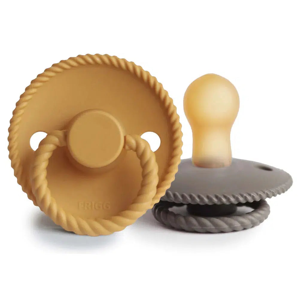 Shop Tax Free for Mushie - FRIGG Natural Rubber Rope Pacifier 2-Pack ...